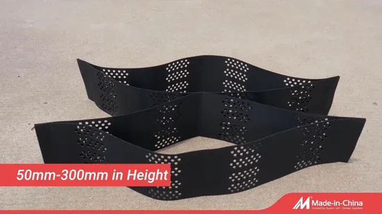 100mm Plastic HDPE Gravel Stabilizer Grid Paver Slope Soil Protection ...